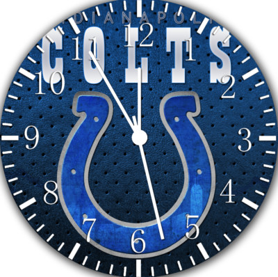 Indianapolis Colts Frameless Borderless Wall Clock Nice For Gifts or ...
