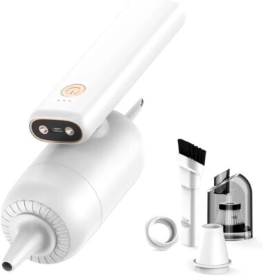 Portable Vacuum Cleaner, Portable Car Vacuum with Flashlight Cordless ...