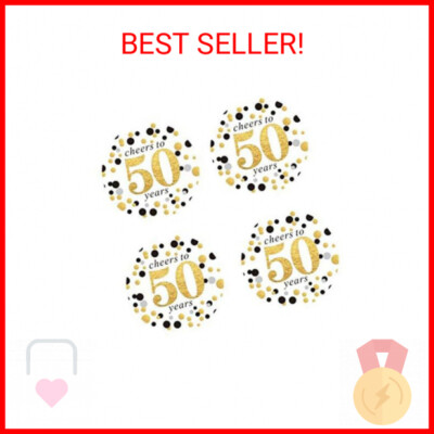50Pk “Cheers to 50 Years” Stickers – Round Party Favor Labels | eBay
