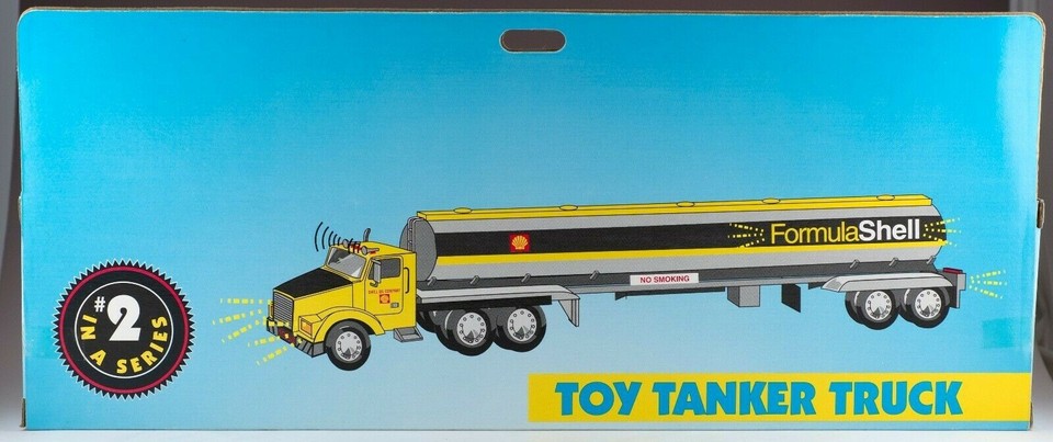 Shell Oil Silverado Toy Tanker Truck 1994 New-Sealed Box With Lights ...