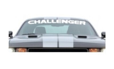 Dodge Challenger Windshield Banner Decal Sticker22x5 In | eBay