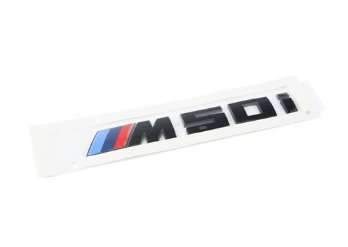 NEW***GENUINE BMW G05 X5 M50i GLOSS BLACK BADGE EMBLEM LETTERING ...