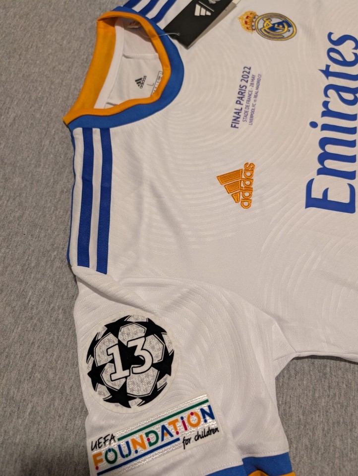 Real Madrid Jersey 21/22 Karim Benzema Home UCL Kit Jersey | eBay