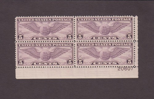 US, C16, AIRMAIL, MINT LH, VF, PLATE BLOCK | eBay