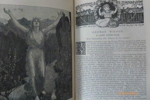 George Wilson Artist Painter Victorian Rare Antique illustrated Article ...