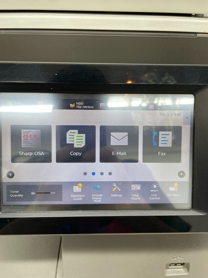 Sharp MX-B476W Wireless Black and White B/W Printer Copier Scanner A4 ...