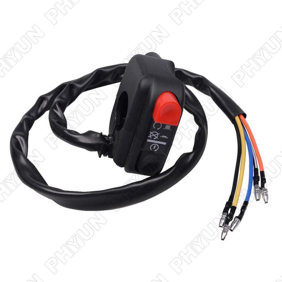 7/8 Inch Handlebar Motorcycle Ignition Switch On Off Starter Engine ...
