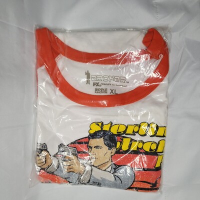 Sterling Archer PI Loot Crate Ripple Junction Baseball Style T Shirt XL ...