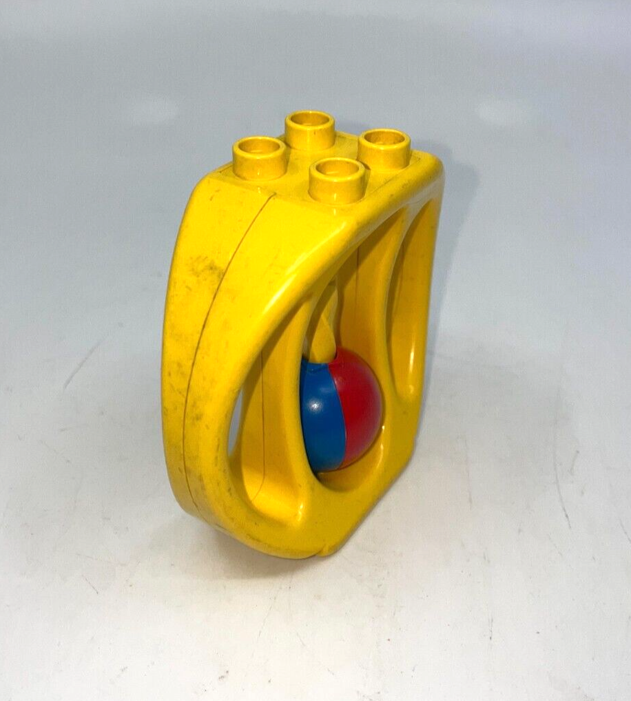 VINTAGE LEGO DUPLO OVAL RATTLE YELLOW - VERY RARE | eBay UK
