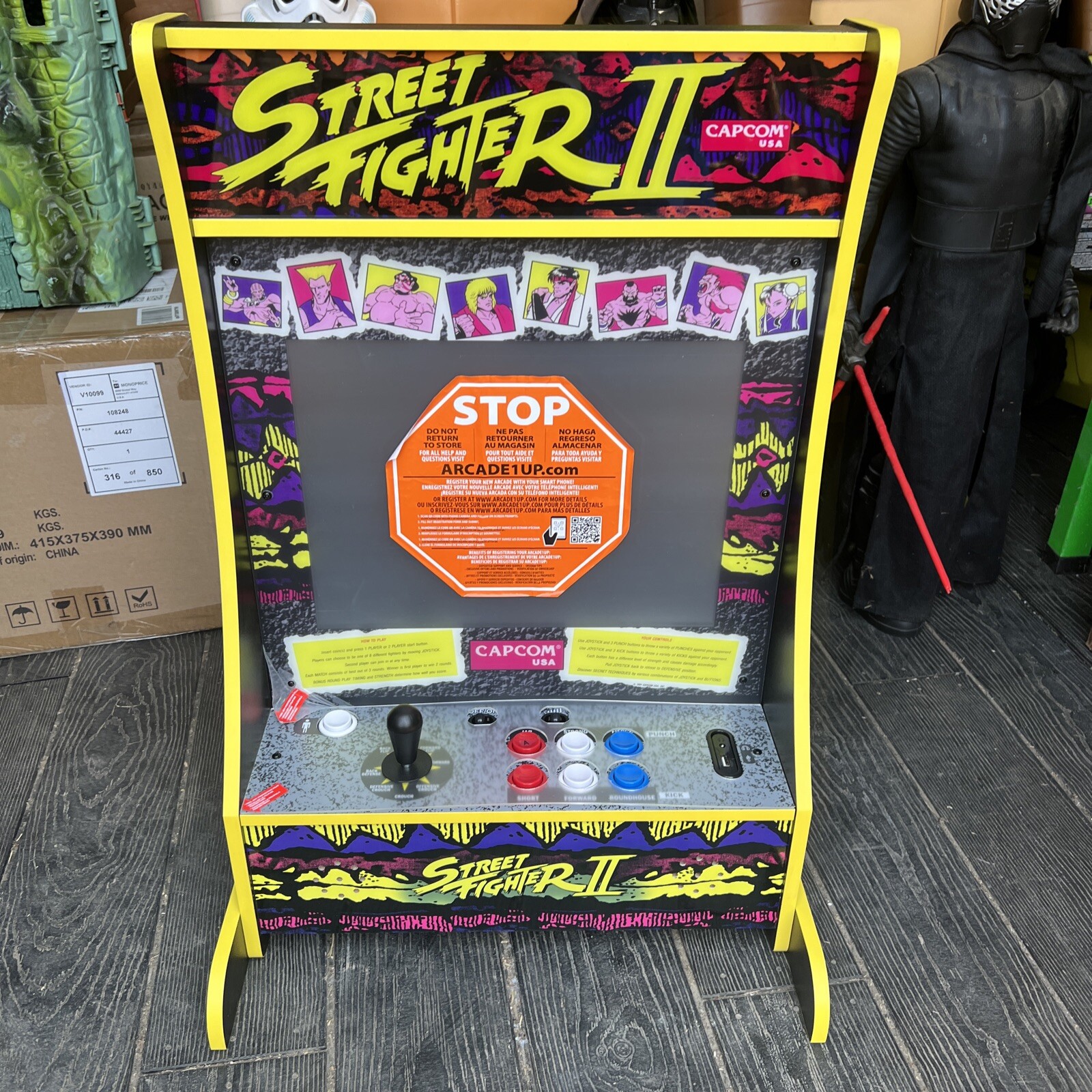 Super Rare Arcade1Up 8-in-1 Street Fighter II Partycade - Excellent ...