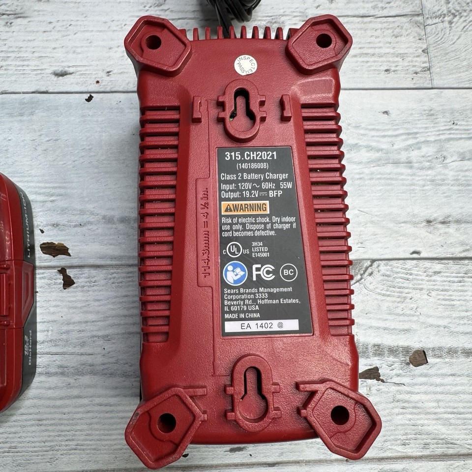 Craftsman C3 19.2V Genuine Battery and Charger Set 315.PP2011 315. ...