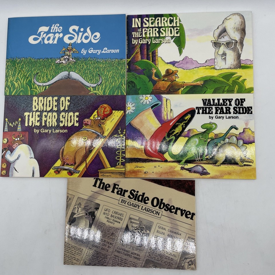 Gary Larson Far Side Books Collection 1986 Universal Press Lot Of 5 | eBay