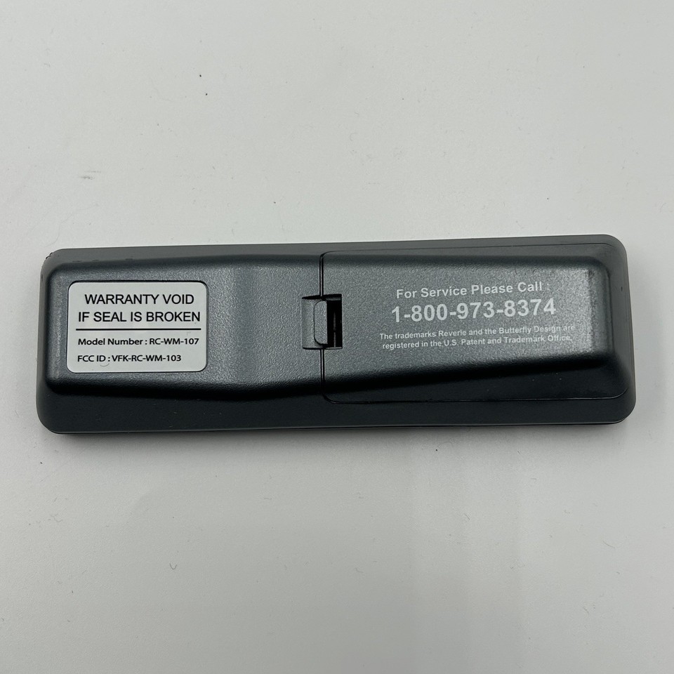 Reverie - RC-WM-107 - Remote For Adjustable Base - TESTED - Tempurpedic ...