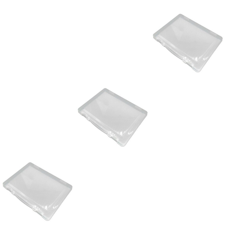 Plastic File Case Clear A4 File Document Organizer 32x23x4.5cm | eBay UK