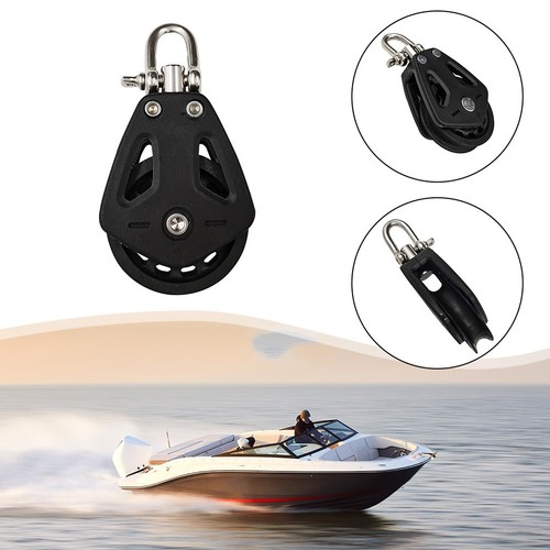 Rotating Pulley Block for Sailboat Rigging with 10mm Line Compatibility ...