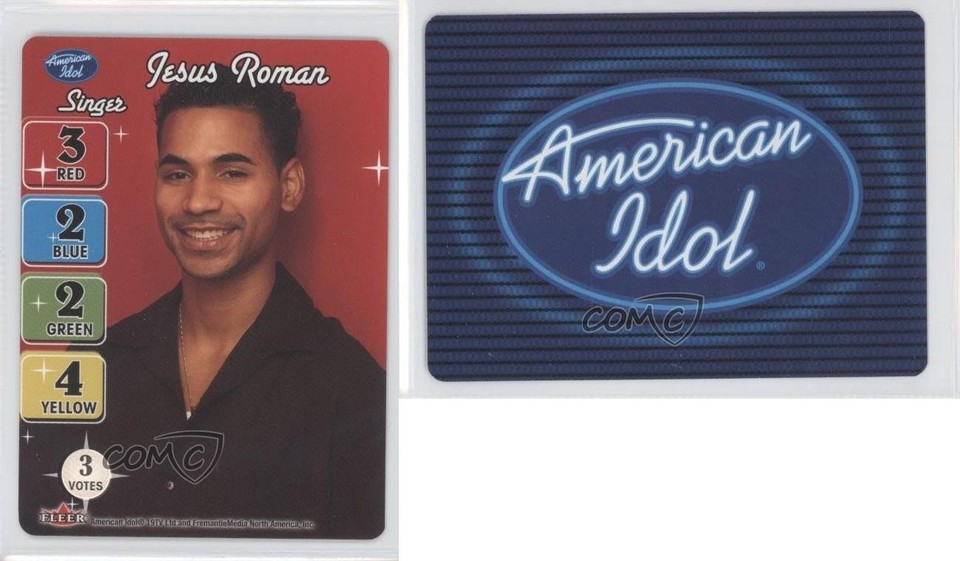 2004 American Idol Season 3 Card Game Jesus Roman (Singer) 0n2 | eBay