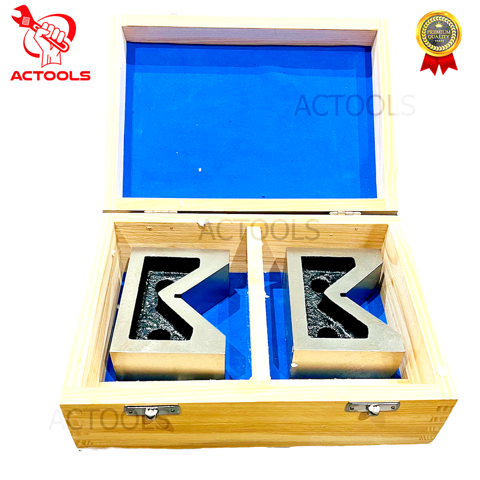 NEW Cast Iron Vee Block Set 2 Pcs 4" x 1-1/2" x 3" Inch V Block Without Clamp | eBay