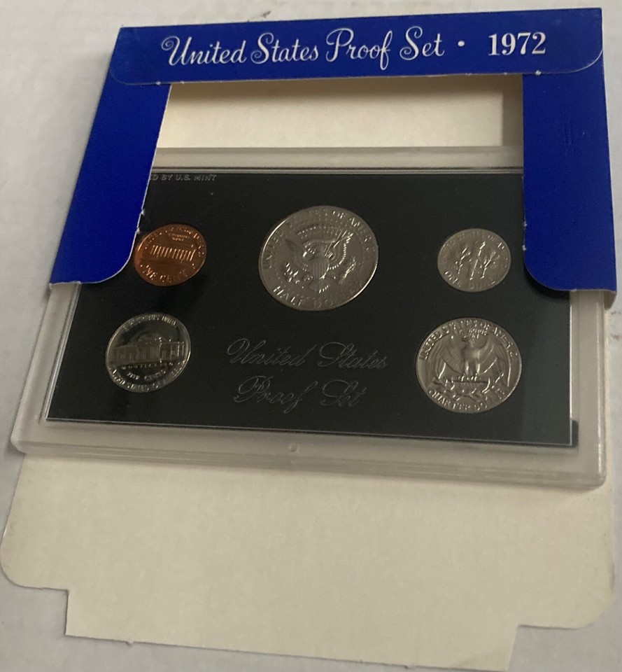 1969-1972 US Proof Coin Sets w/ Boxes: Choose Your US Coin Proof Set ...