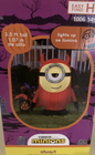 Minions Stuart Red Devil Inflatable Halloween Airblown 3.5ft Gemmy ...