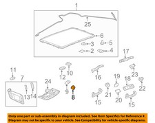 Hummer GM OEM H2 Interior-roof-sunvisor Sun Visor Clip Holder Right ...