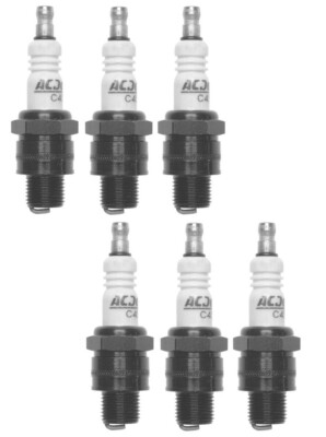 Set Of 6 Spark Plugs AcDelco For Studebaker Taxi Lark Nash American ...