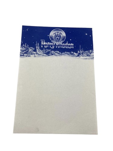 Perry Rhodan Blatt Zettel Vintage DIN A5 Blau Weiß | eBay.de