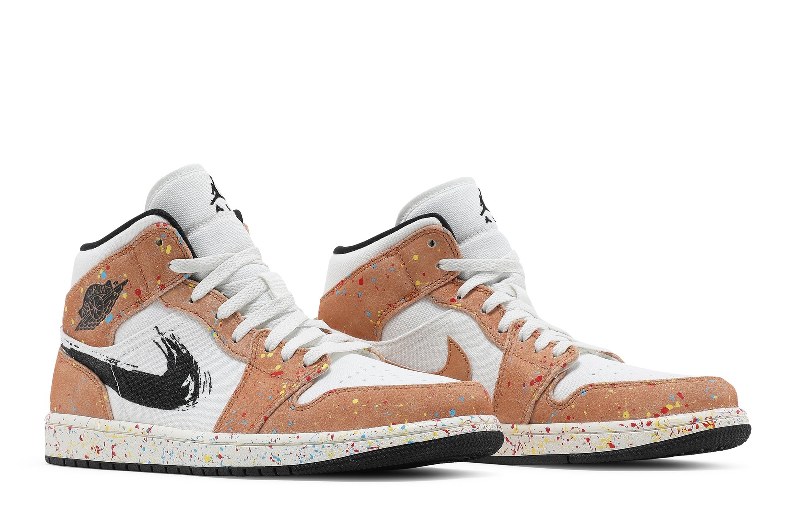 Size 8.5 - Air Jordan 1 SE Mid Brushstroke Paint Splatter for sale ...