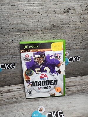 Madden 2005 Football 05 NFL XBOX Instruction Manual Only | eBay