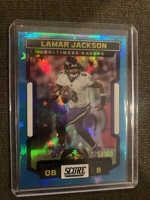 2023 Score - Blue Stars #188 Lamar Jackson /299 SP 🔥 | eBay