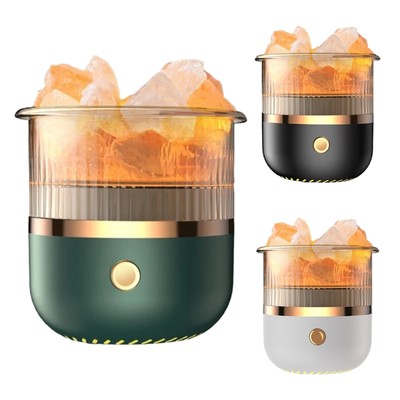 Salt Lamp Diffuser Salt Lamp Oil Diffuser Colorful Atmosphere Lamp ...
