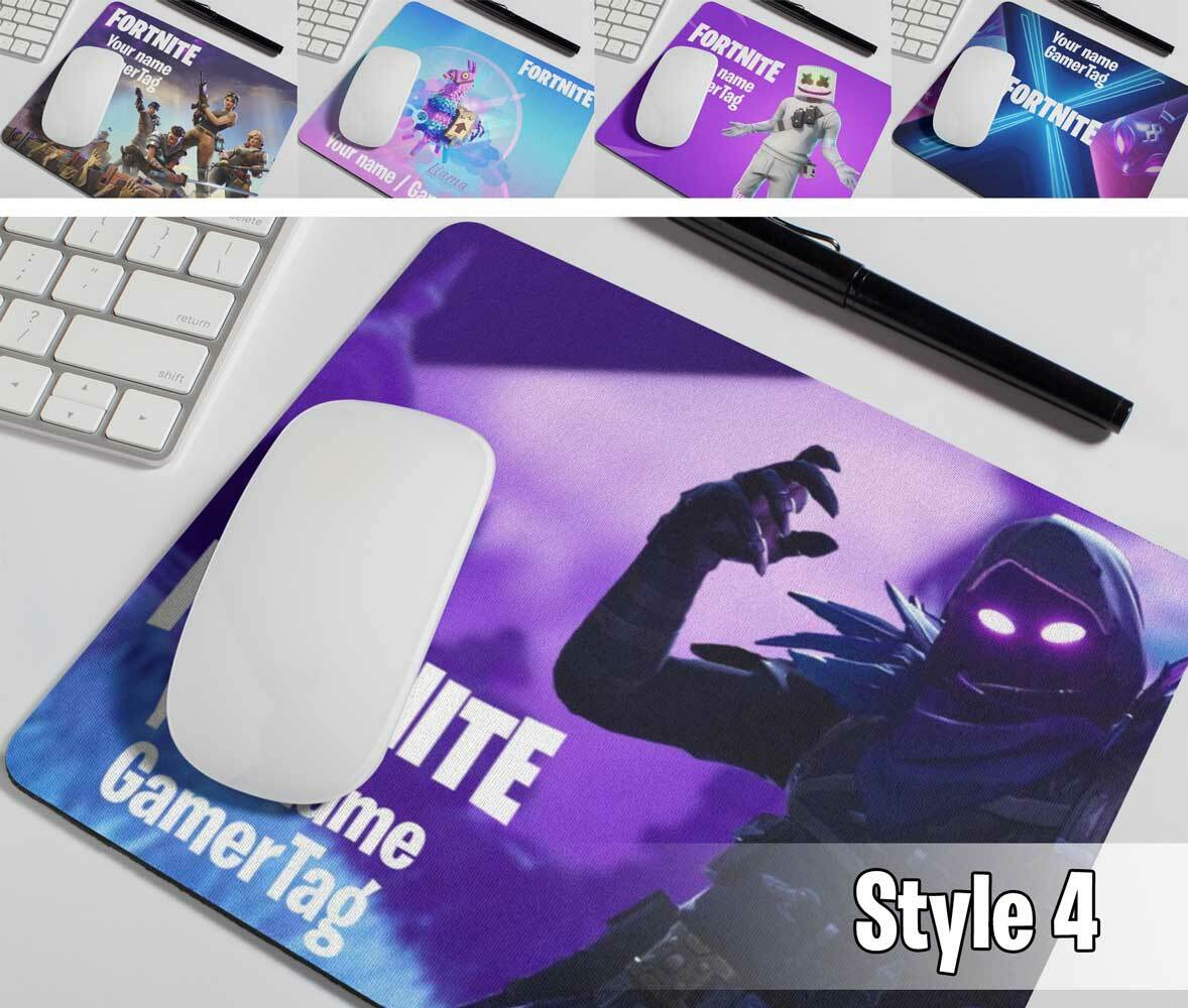 HD Fortnite Mouse Mat PERSONALISED add your Text, Name or GamerTag ...