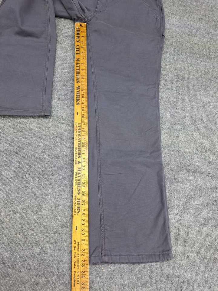Carhartt Women's Size 18 Tall Grey Fleece Lined Crawford Pants Style ...
