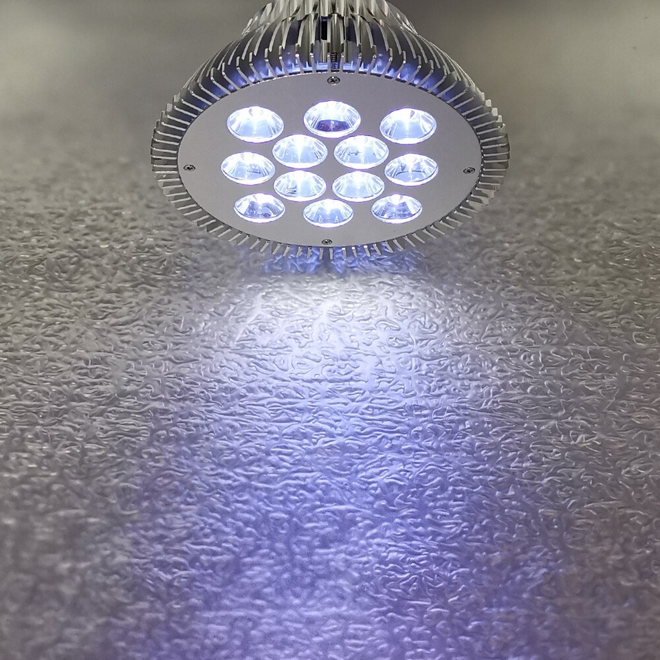 36W UV 365nm 395nm 420nm 440nm Purple LED Lamp Spot Light Bulb Curing ...