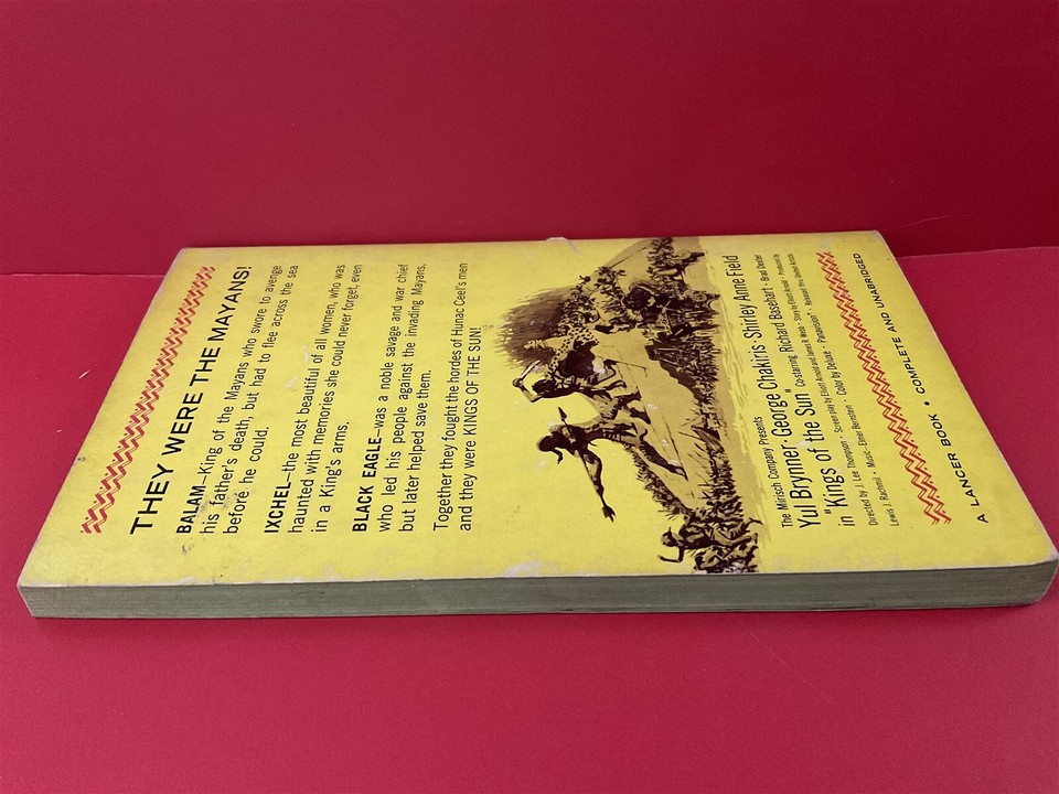 KINGS OF THE SUN - HAROLD CALIN - LANCER VINTAGE PAPERBACK - YUL ...