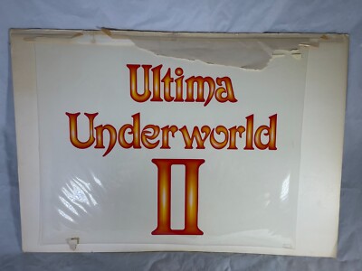 Original Large Ultima Underworld II Artwork - Origin Museum - Big Box ...