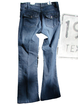 SALT WORKS Mid Rise Flare Jeans NEW YORK CITY SIZE 4 | eBay
