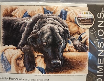 Dimensions Guilty Pleasures Counted Cross Stitch Kit-14"X11" 14 Count ...