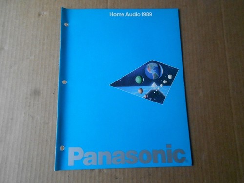 1989 Panasonic Home Audio Stereo Component Rack System Brochure ...