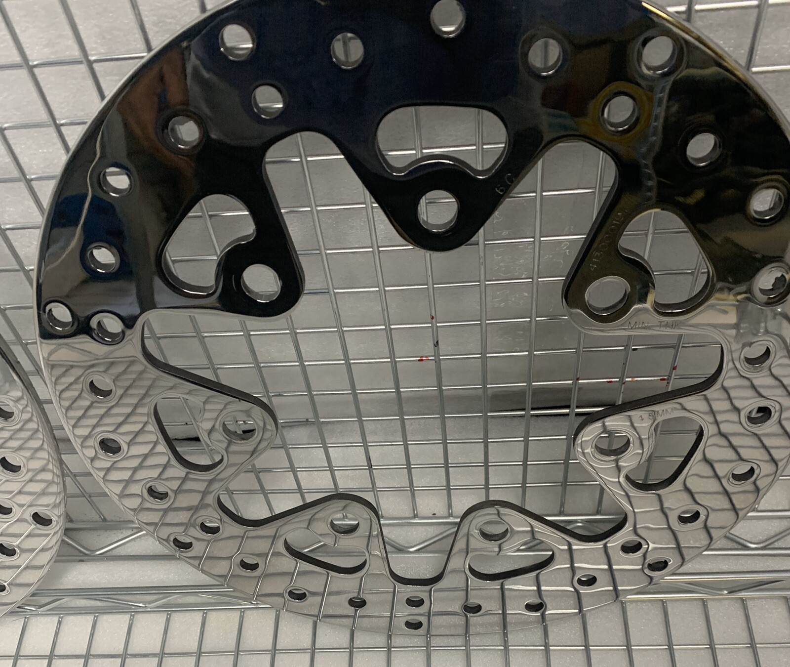 HARLEY CVO FRONT POLISH ROTORS 2009 UP TOURING ELECTRA GLIDE 41300019 ...