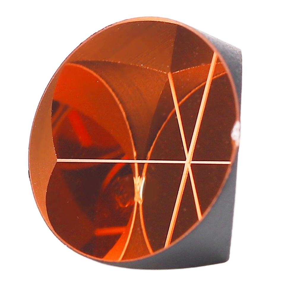 12.7mm Conical Prism Copper Coated Optical Glass Prism Total Station ...