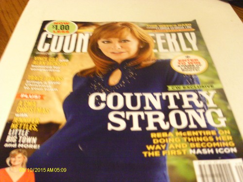 Reba McEntire Covers Country Weekly Magazine 2014 Trace Adkins | eBay
