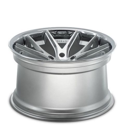 22" FERRADA FR2 MACHINED SILVER CONCAVE WHEELS RIMS FITS CAMARO LT SS ...