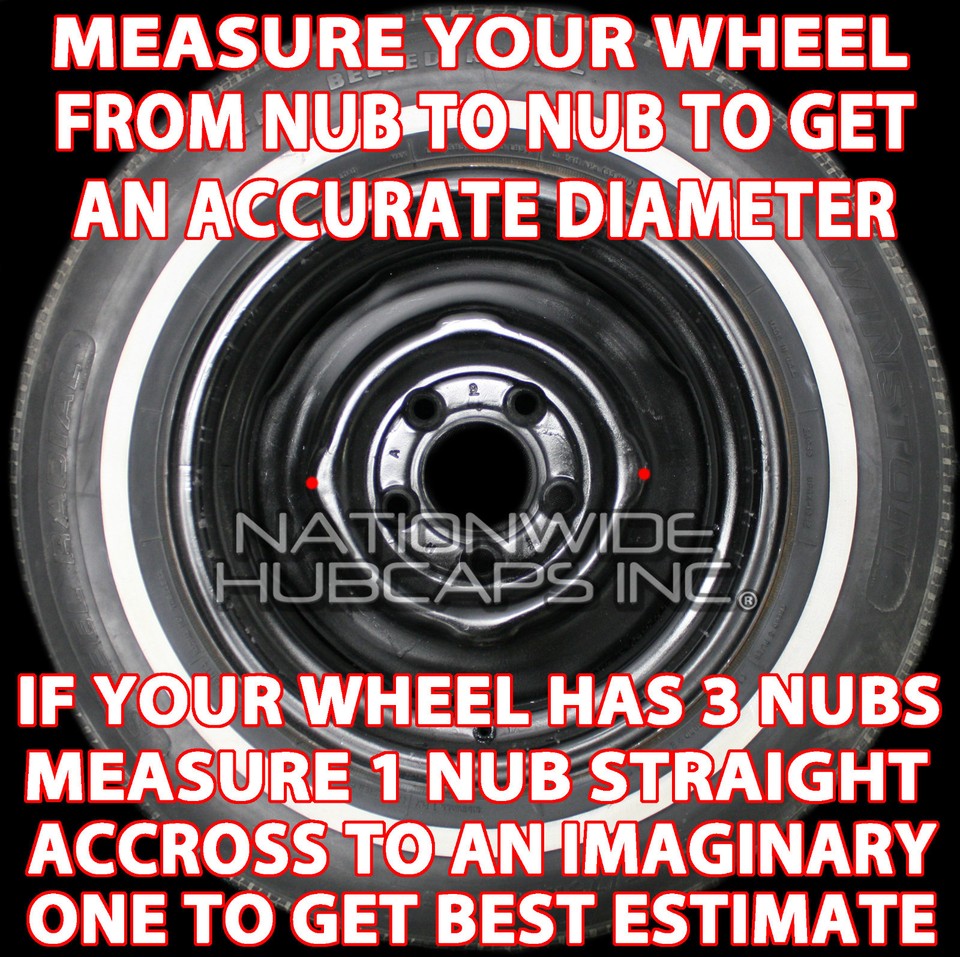 10-1/8 CHROME BABY MOONS Moon Center Hub Caps Steel Wheel Cover Hot Rod ...