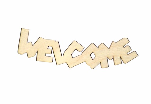 Redneck Welcome Unfinished Wood Shape Cut Out WW777 Crafts Lindrahl ...