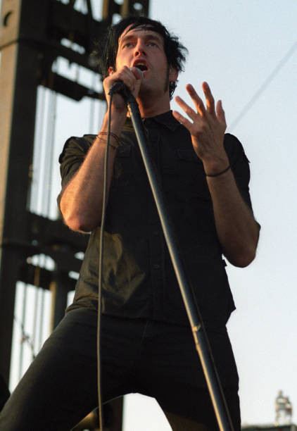 Scott Endicott performing on stage at Bamboozle Left held at the V- Old ...