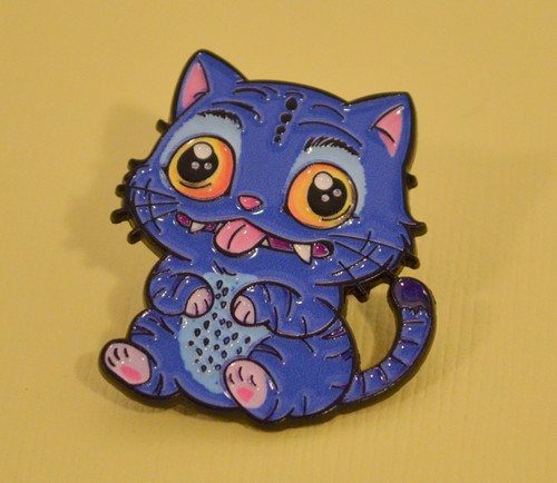 Kpop Demon Hunters Blue Derpy Tiger Pin Netflix Anime | eBay