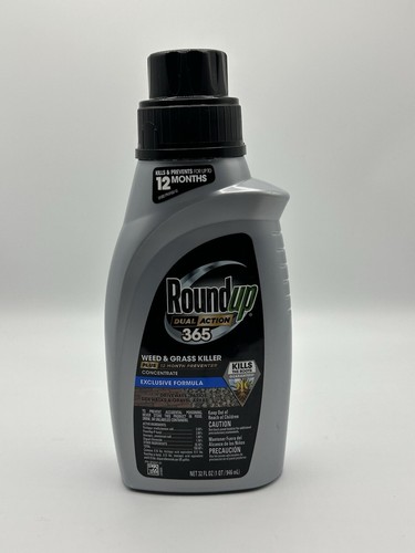 ROUNDUP Dual Action 365 CONCENTRATE Weed & Grass Killer 32 FL OZ | eBay