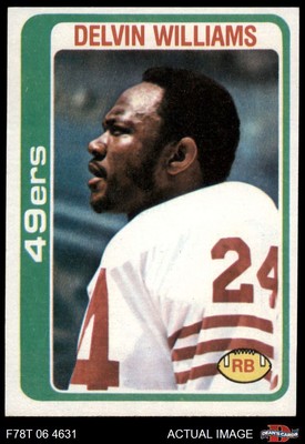 1978 Topps #264 Delvin Williams 49ers Kansas 6 - EX/MT | eBay