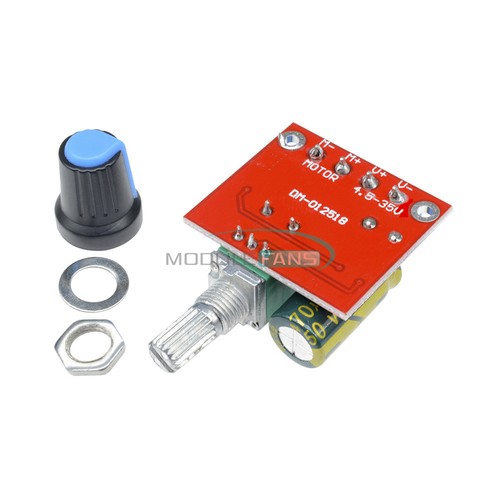 DC 5V 6V 9V 12V 24V 5A PWM DC Motor Speed Controller Regulator Switch ...