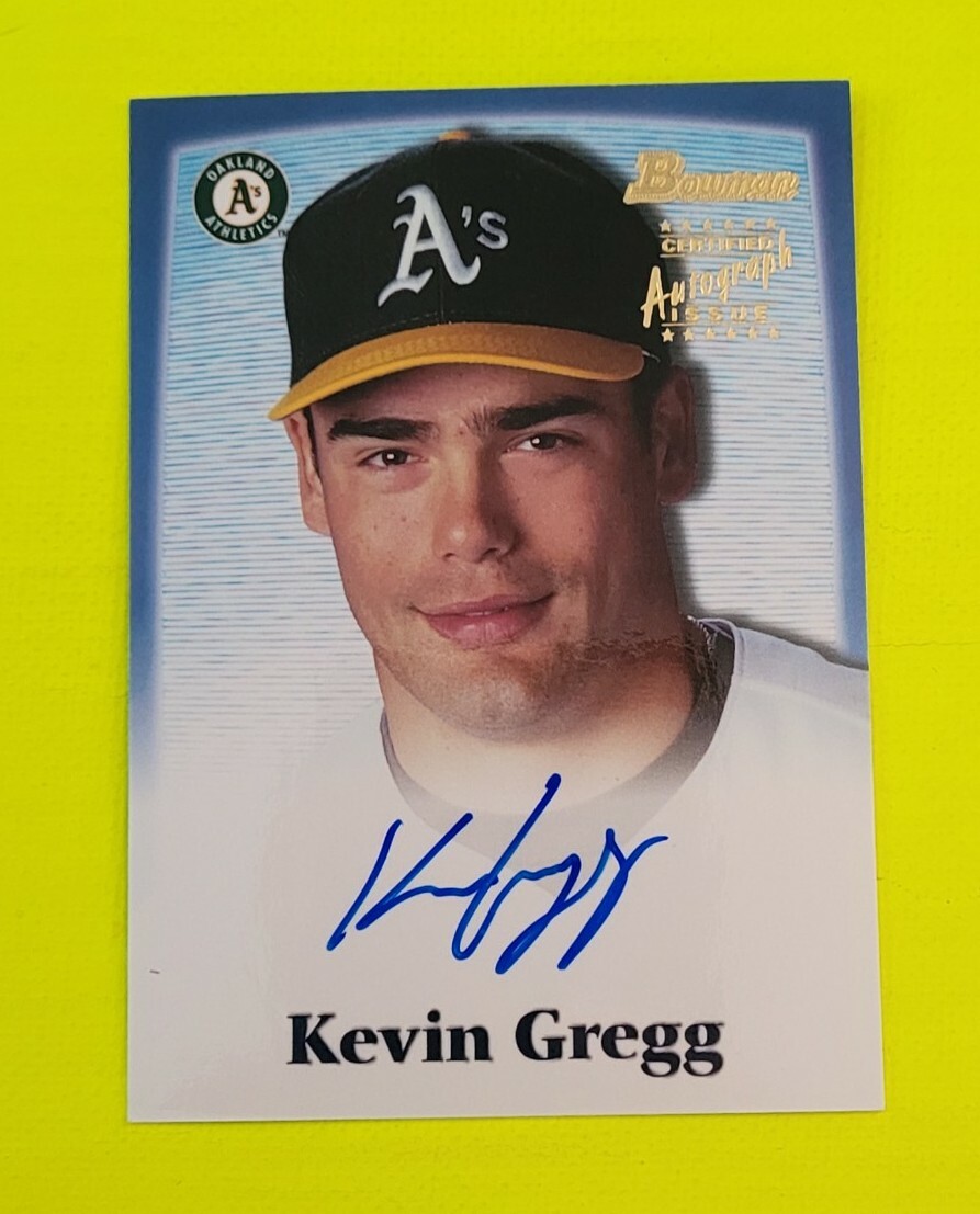 2000 Bowman Draft Autographes #BDPA33 Kevin Gregg | eBay
